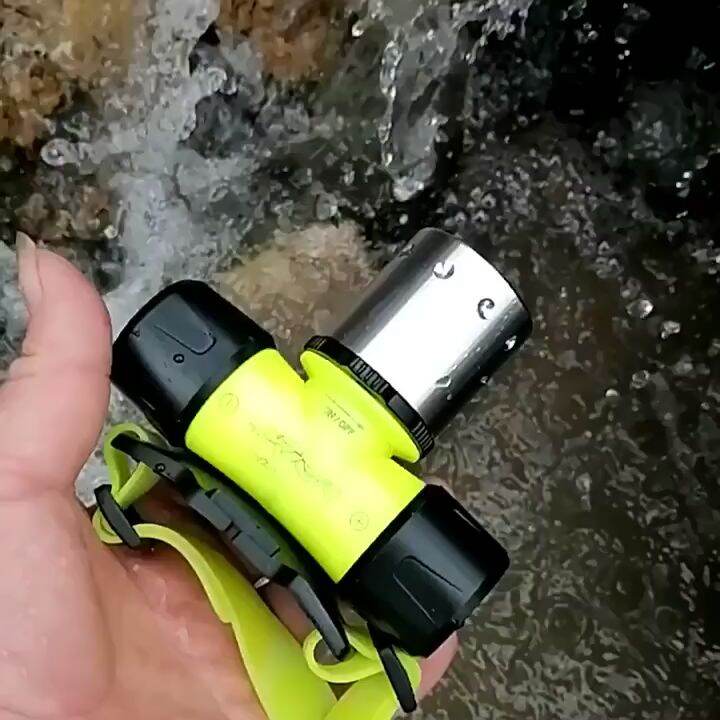 Portable Diving Headlight Head Flashlight 550LM XML T6 LED Waterproof ...