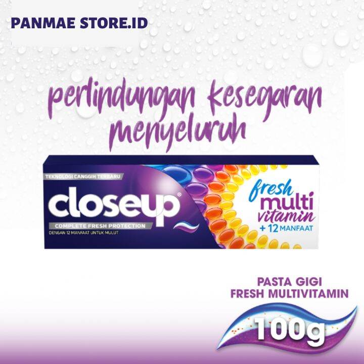 Close Up Fresh Multivitamin Complete Fresh Protection 100gr | Lazada ...