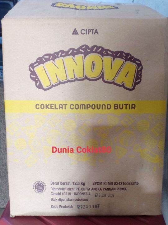 Meses coklat innova dus kuning kemasan repack 250gr | Lazada Indonesia