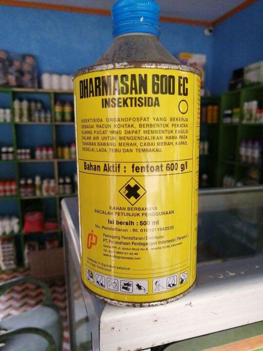 INSEKTISIDA DHARMASAN 600 ec ISI 500 ML INSEKTISIDA PEMBASMI HAMA ULAT ...