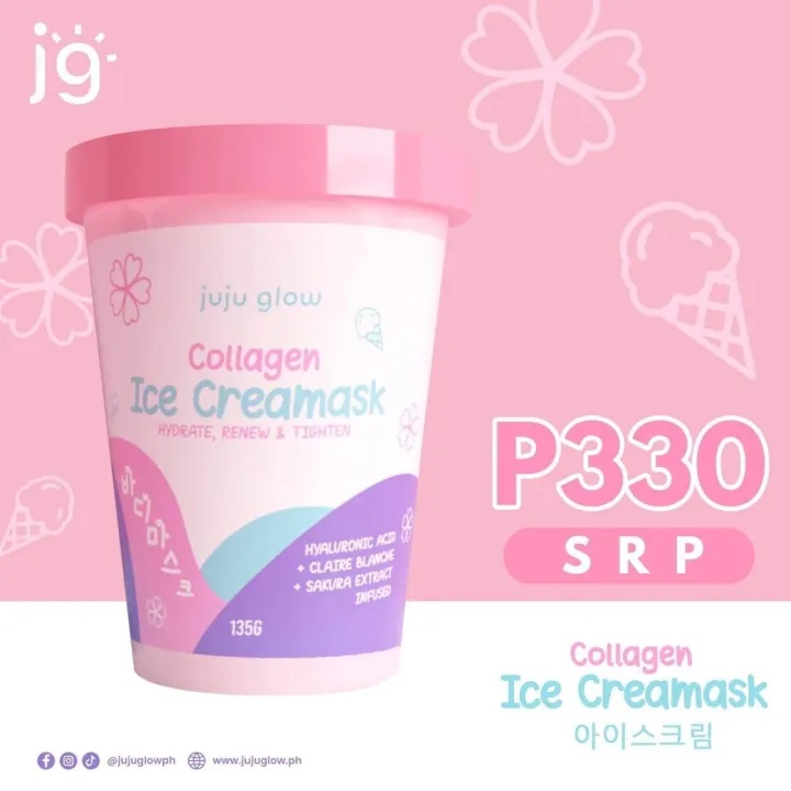 Juju Glow Ice Cream Mask | Lazada PH