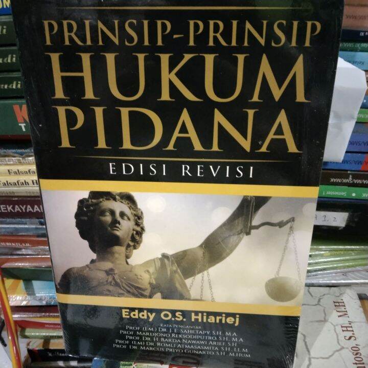PRINSIP PRINSIP HUKUM PIDANA EDISI REVISI | Lazada Indonesia