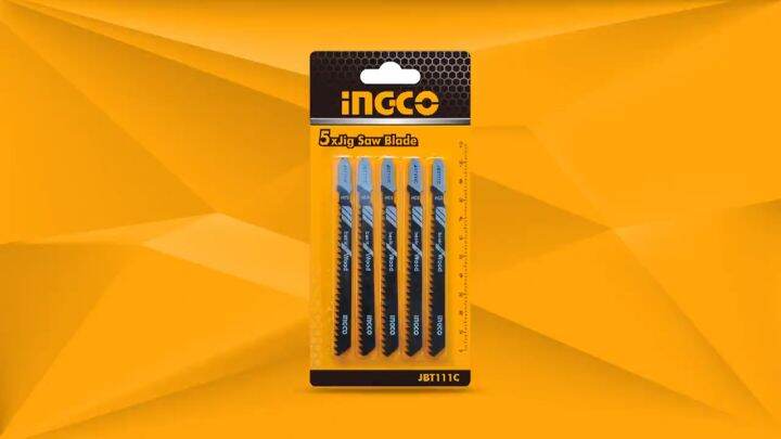 INGCO 5PCS JIG SAW BLADE FOR WOOD SET 74mm (JBT111C) | Lazada PH