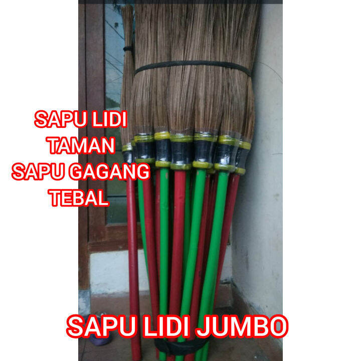 Sapu lidi gagang besar,lidi taman | Lazada Indonesia