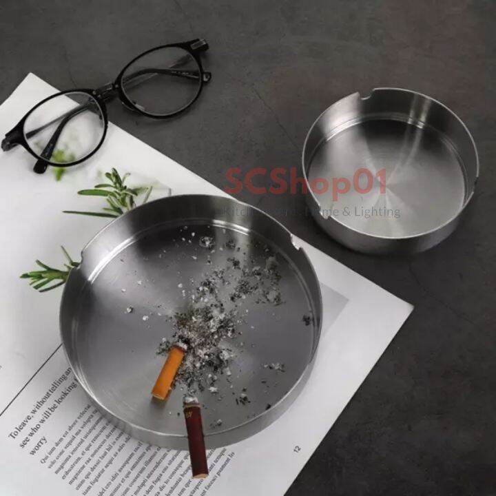 Asbak Stainless Seel TEBAL Modern Cafe Style / Asbak Hotel / Asbak ...