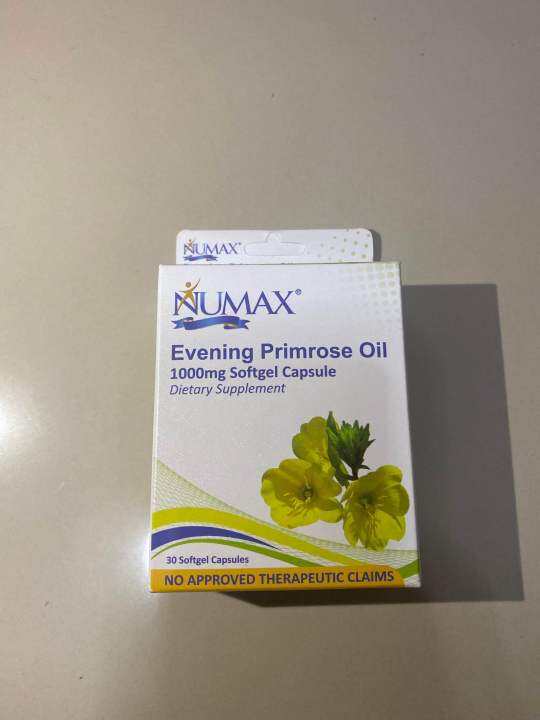 Numax Evening Primrose 1000mg 30pcs | Lazada PH