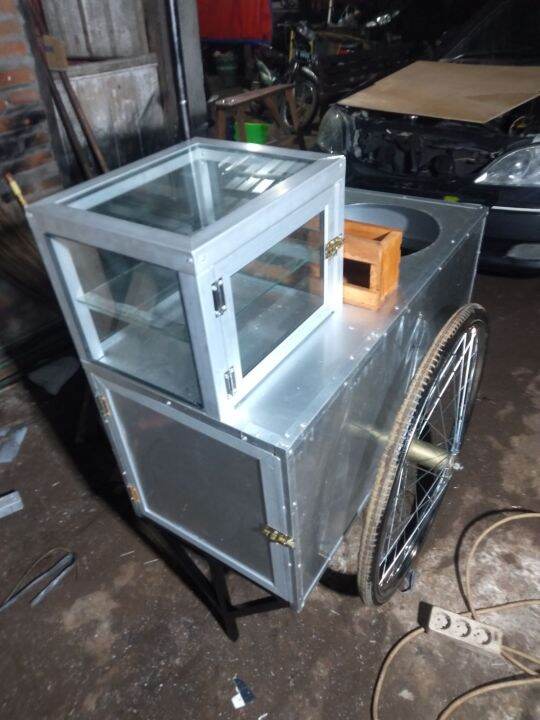 Grobak cilok, Grobak dorong, Grobak siomay, rombong | Lazada Indonesia