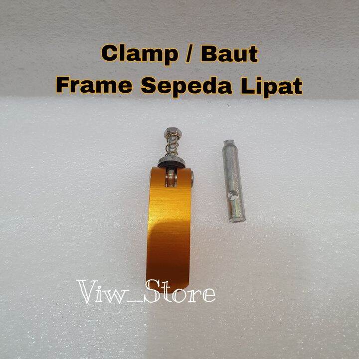 Quick Release Clamp Baut Batangan Tengah Sepeda Lipat Clamp Frame ...