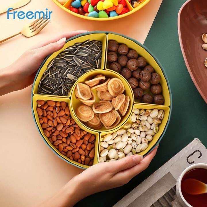 Tempat Makanan Set / Wadah Snack / Wadah Makanan Ringan diameter 25 cm ...