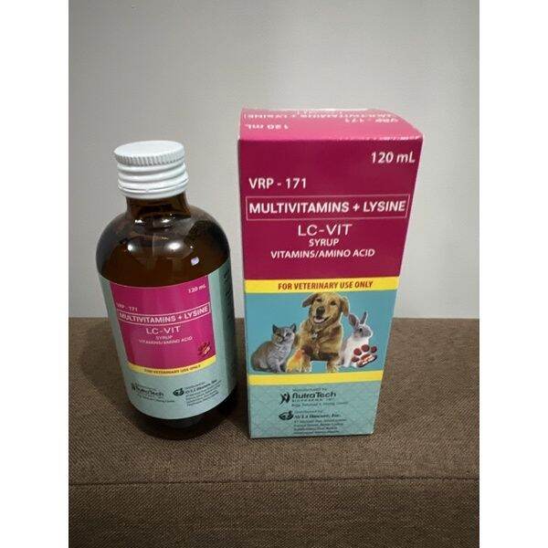 LC Vit Forte (Multi- Vitamins with Lysine) for Pets (wuth FREEBEE ...