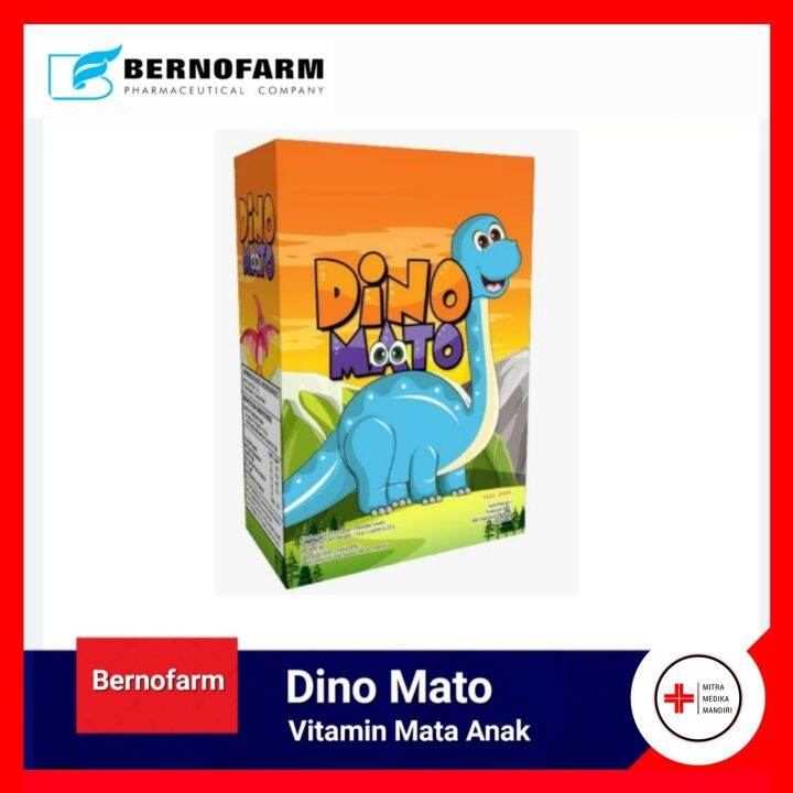 Dino Mato Vitamin Mata Anak Rasa Jeruk Per Sachet | Lazada Indonesia