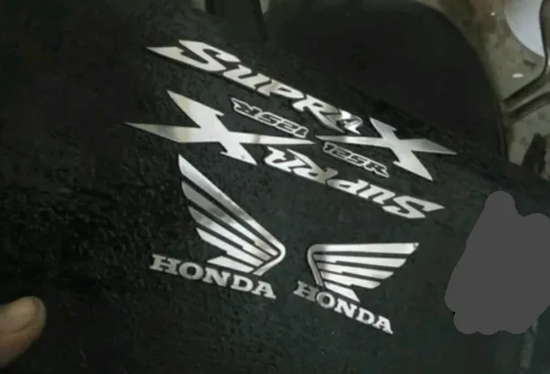 emblem Supra x 125r + wing stainless | Lazada Indonesia