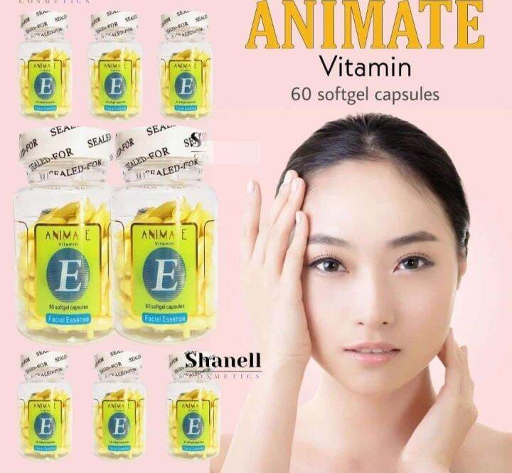 Animate Vitamin Wajah isi 60capsul//Animate//Animate Vitamin 60Softgel ...