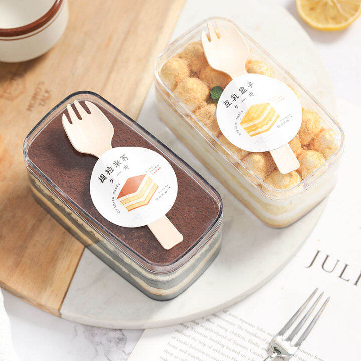 Tiramisu Packing Box Transparent Fruit Multi-Layer Mousse Cake ...