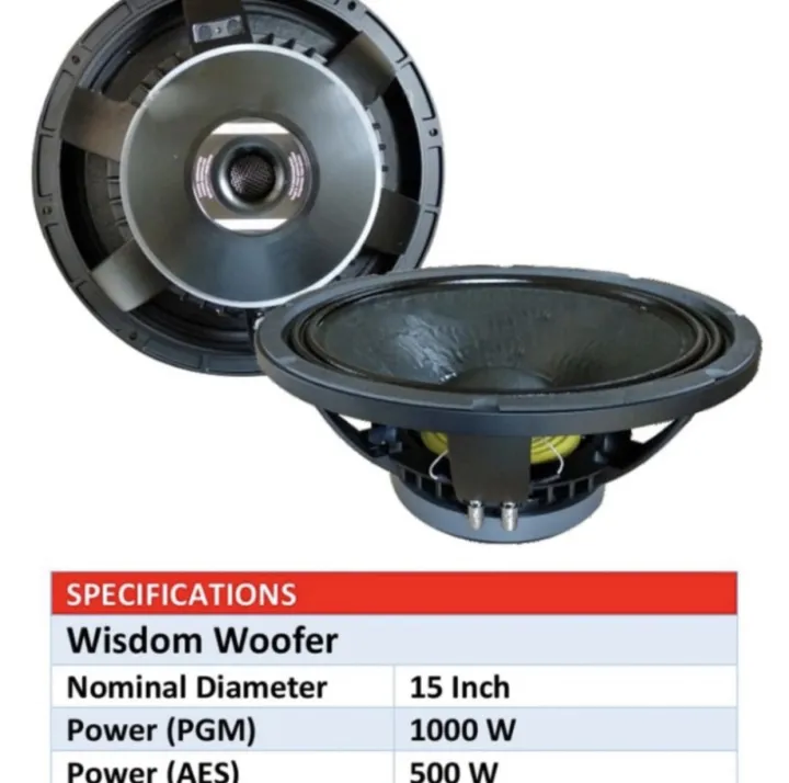 Speaker Wisdom 15 inch "W15-72 | Lazada Indonesia