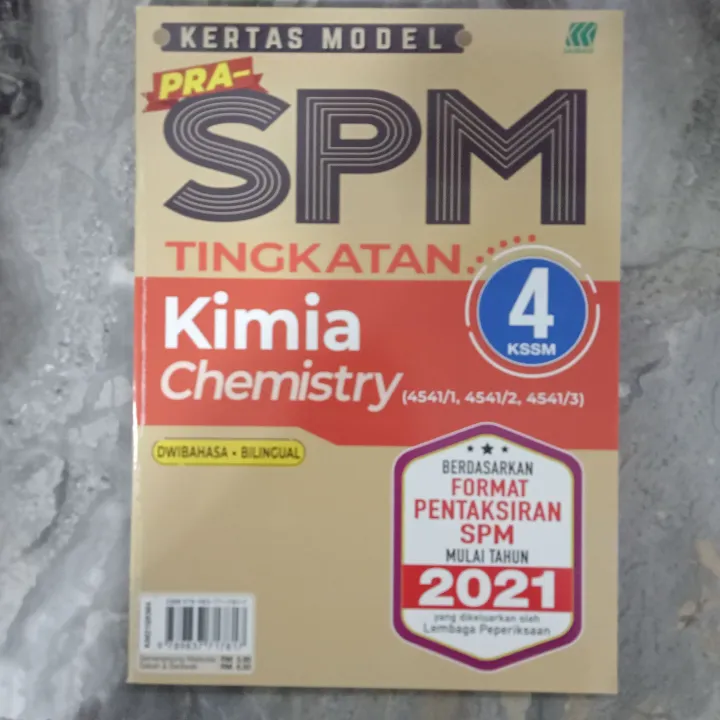 KERTAS MODEL PRA SPM TINGKATAN 4 (KIMIA) | Lazada