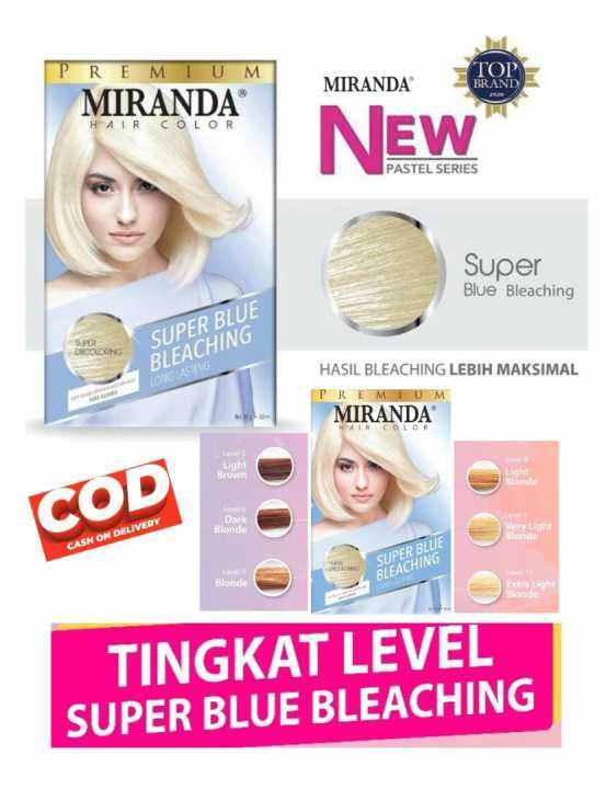 Miranda pastel series SUPER BLUE BLEACHING | Lazada