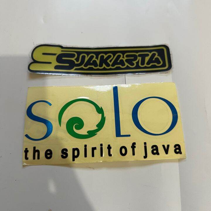 STIKER STICKER SOLO THE SPIRIT OF JAVA CUTTING | Lazada Indonesia
