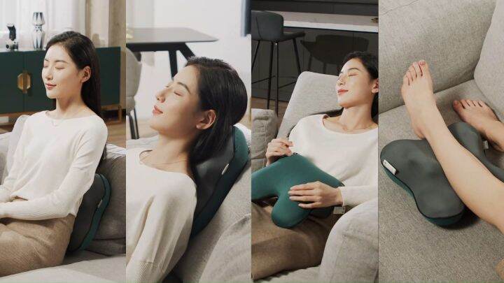 Philips Back Massage Wireless Massager 42℃ Hot Compress Shoulder Neck ...