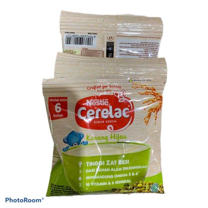 Nestle Cerelac Kacang Hijau Sachet 20Gr×8Pcs | Lazada Indonesia