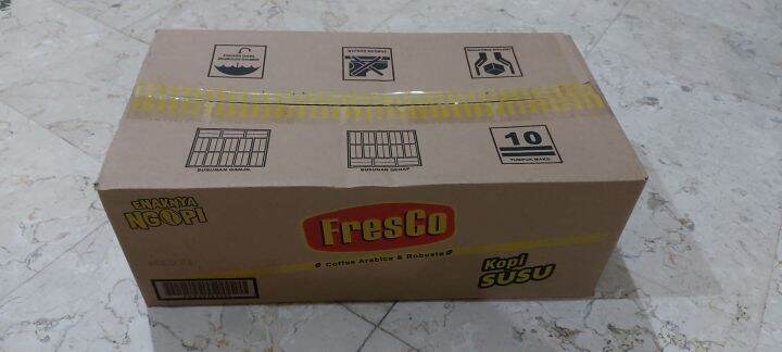 KOPI FRESCO SUSU 1 KARTON (ISI 120 sachet, per sachet 28 gram) | Lazada ...