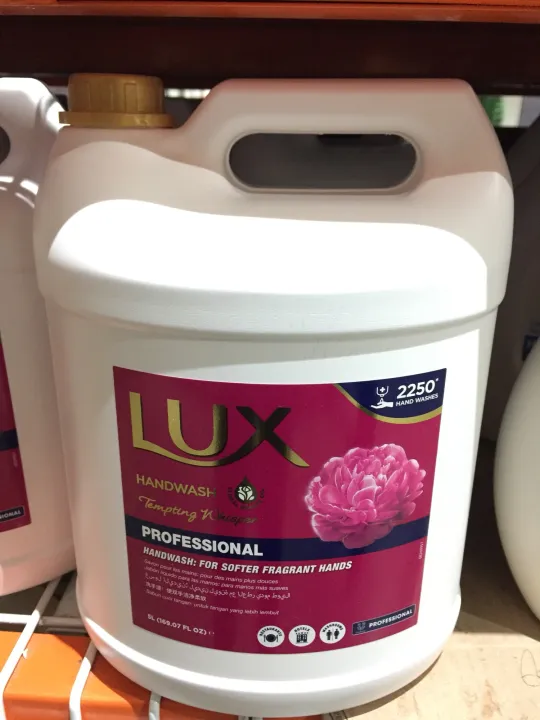 LUX PRO HANDWASH TEMPTING WHISPER 5L | Lazada PH