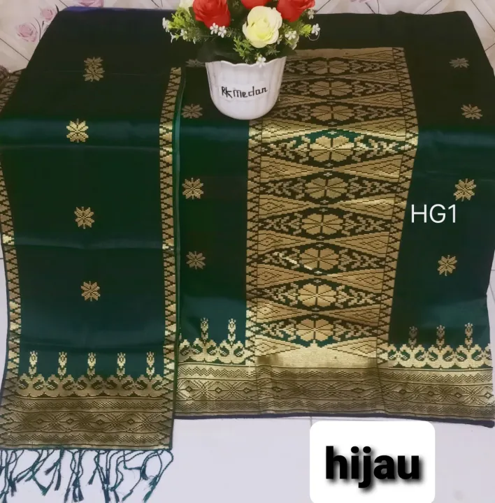 tenunan silungkang Padang,kain songket dan selendang | Lazada Indonesia