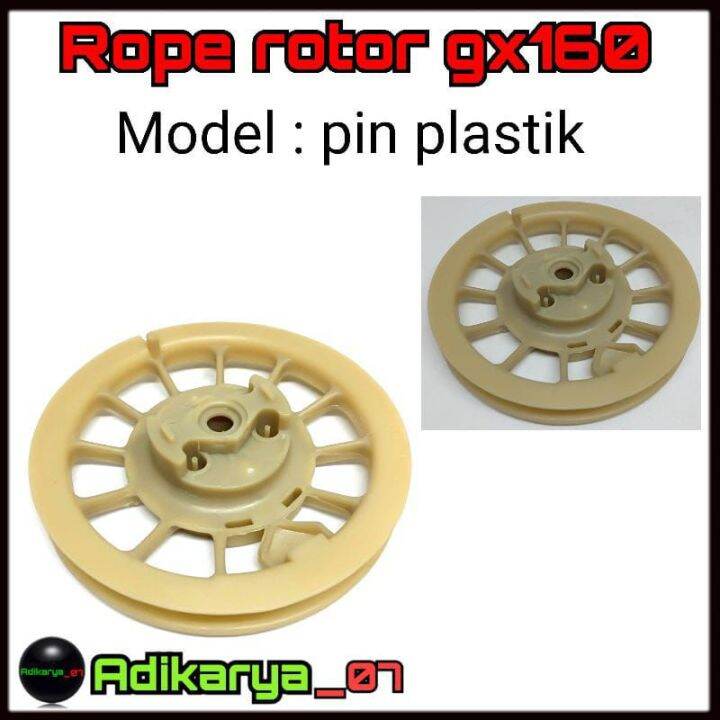 Rope Rotor recoil stater mesin gx Gulungan Tali GX160 MODEL PLASTIK ...