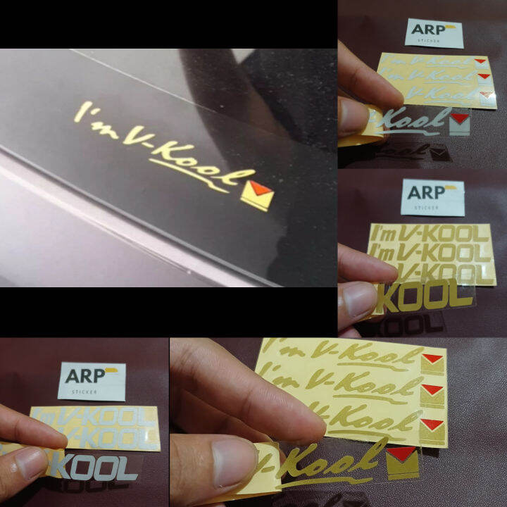 STICKER STIKER IM V-KOOL AM V-KOOL CUTTING | Lazada Indonesia