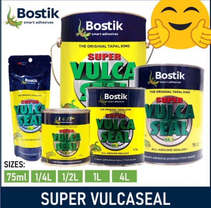 PANTAPAL SA BUBONG BOSTIK SUPER VULCASEAL TAPAL KING ALL AROUND SEALANT ...