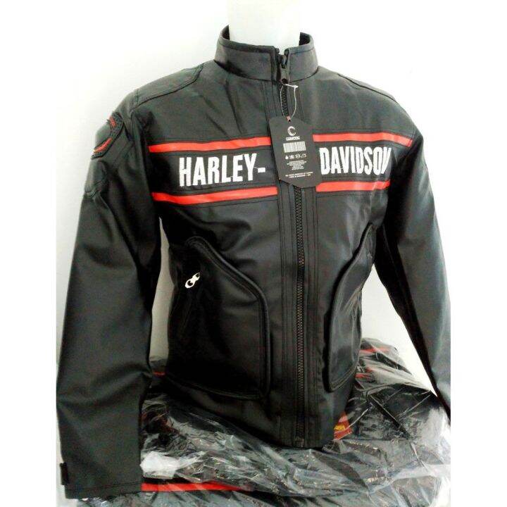 Jaket Motor Pria Harly Dav*dson Jacket Turing Harian Protector Black ...
