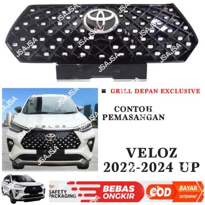 Grill Bumper Depan Veloz 2022 2023 2024 UP GR Exclusive Hitam | Lazada ...