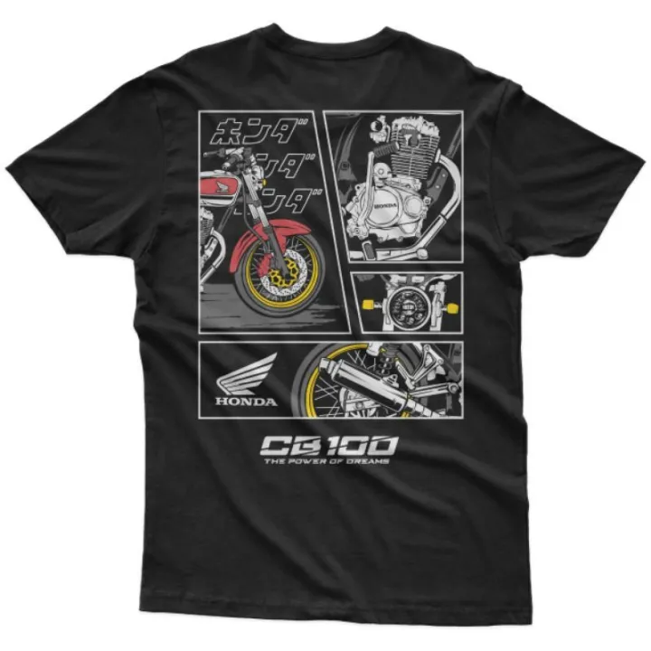 Kaos honda cb 100 kaos BISA COD !! Kaos cb klasik desain terbaru original bahan berkualitas ...