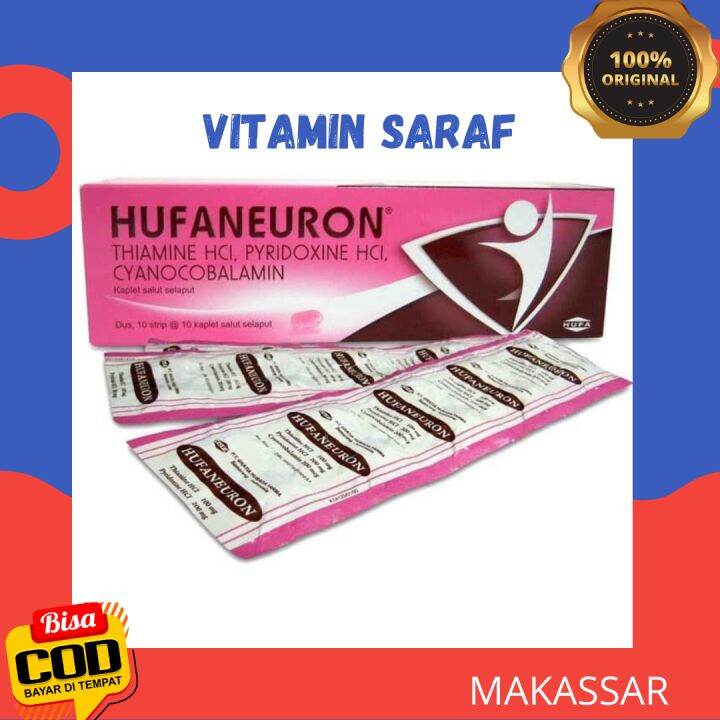 Hufaneuron vitamin saraf per strip 10 tab | Lazada Indonesia