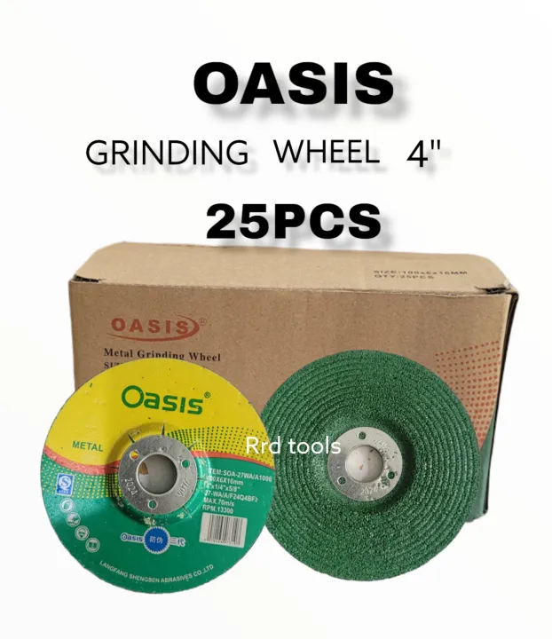 oasis grinding disc 4" green (25pcs) | Lazada PH