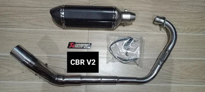 CBR V2 FULL EXAHAUST SYSTEM AKRAPOVIC | Lazada PH
