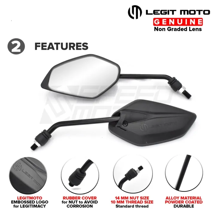 LEGIT MOTO HONDA SIDE MIRROR | Lazada PH