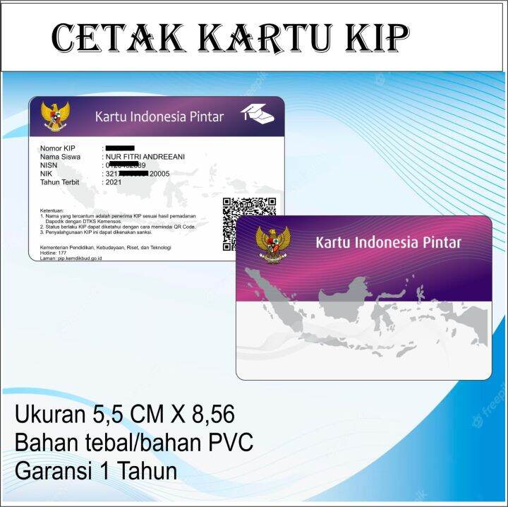 cetak kartu KIP / ID CARD | Lazada Indonesia