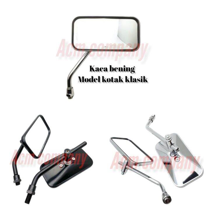 Spion Vespa Kotak Model Classic Klasik Retro Buat Motor Honda dan ...