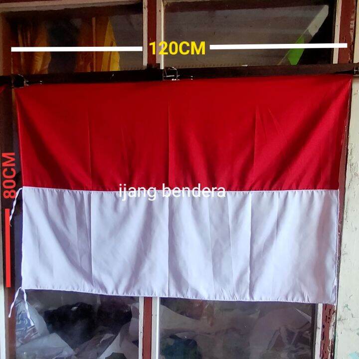 BENDERA MERAH PUTIH KAIN KATUN 120CM X 80CM | Lazada Indonesia