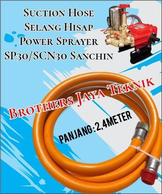 SP30 SC30 Selang hisap pompa power Sprayer steam doorsmeer cucian Sanchin Tebal tidak gampang ...