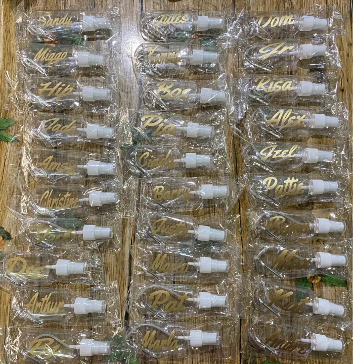 Personalized Alcohol spray bottle (50ML) | Lazada PH