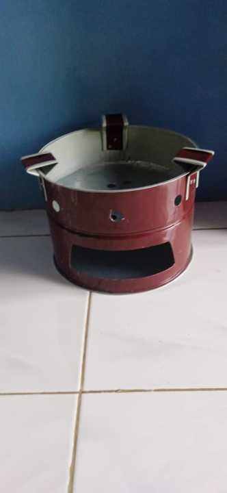 Tungku bakaran arang bulat/anglo bakaran sedang 22cm | Lazada Indonesia