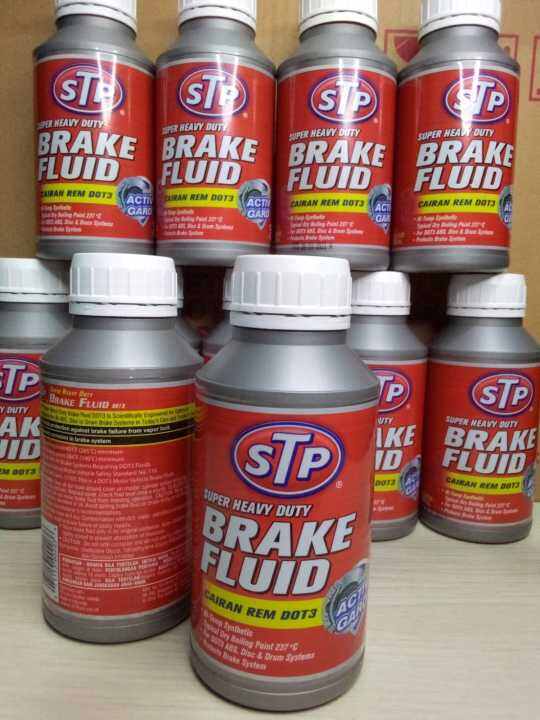 STP BRAKE FLUID DOT3 CLEAR Minyak Cairan Rem Bening Netral Netto 300ml ...