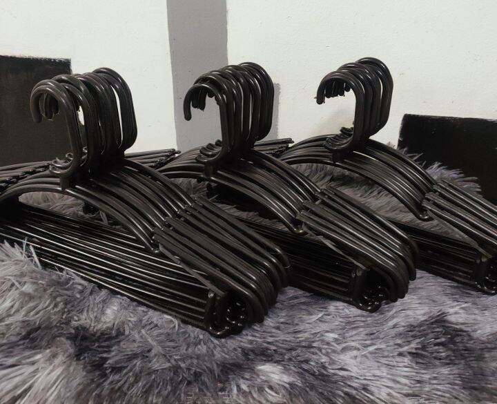 FLEXIBLE HANGER BLACK 3DOZEN (36PCS) | Lazada PH