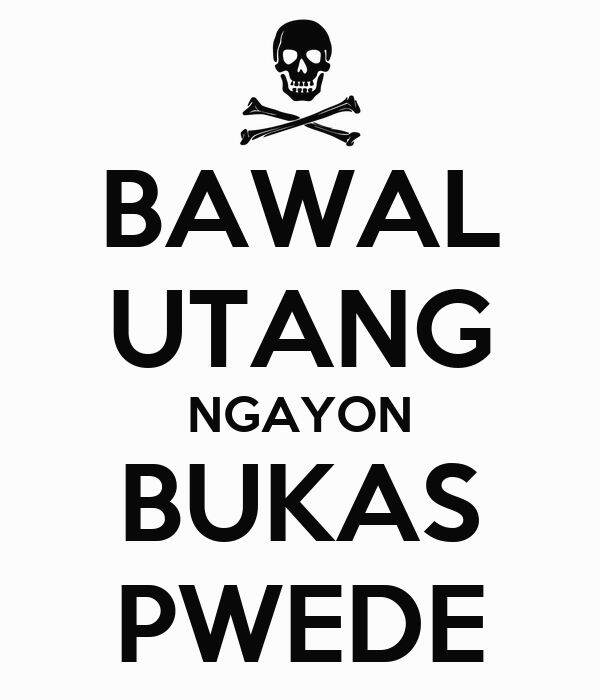 Bawal umutang Signage | Lazada PH