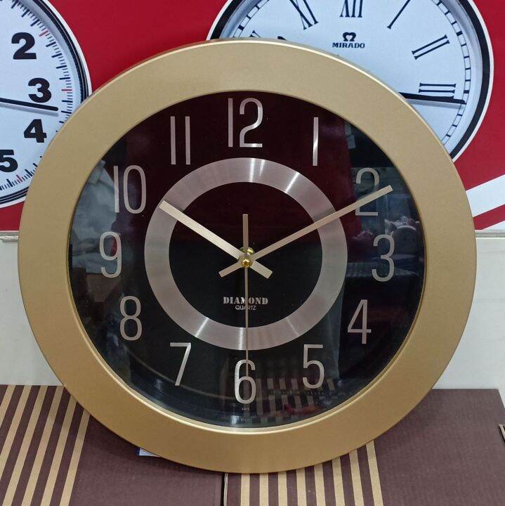 jam dinding 30cm diamond 232-8 varian man quartz dan sweep | Lazada ...