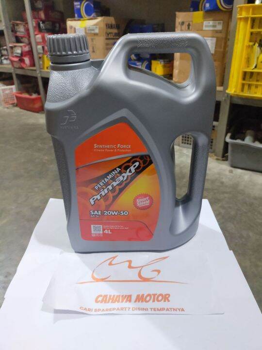 Pertamina Prima XP SAE 20W-50 4L GALON | Lazada Indonesia