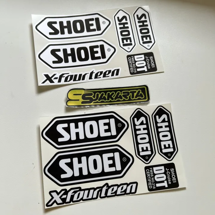 STICKER SHOEI X FOURTEEN STIKER HELM SET PRINCUTT | Lazada Indonesia
