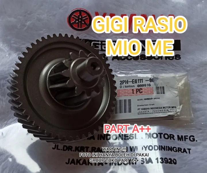 GIGI GARDAN GIGI RASIO GEARBOX YAMAHA MIO M3 S Z 125 FINO 125 XRIDE 125 ...